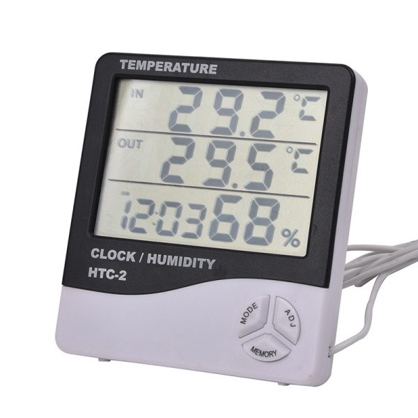 Digital Clock Humidity Hygrometer HTC-2 – Electronics & Gadgets Online ...